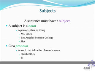 Basic Sentence Pattern.ppt | Baseball | Sports