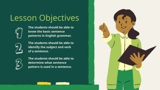 Basic Sentence Pattern Quarter 2 English 8 | PPTX