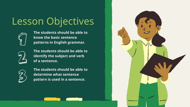 Basic Sentence Pattern Quarter 2 English 8 | PPT