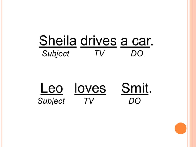 Basic sentence patterns | PPTX