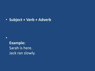Basic sentence patterns by Dr. Anjibabu | PPT