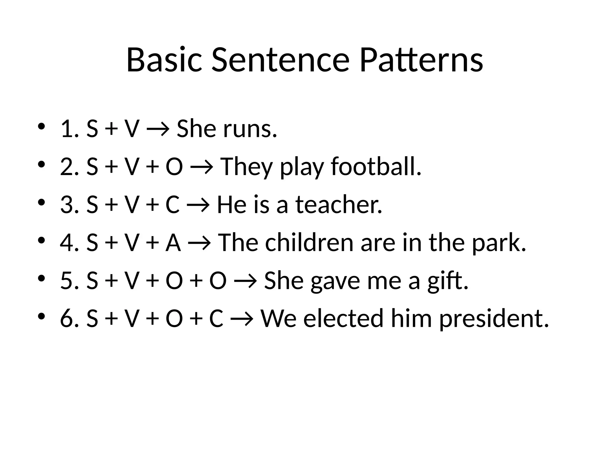 Basic_Sentence_Patterns for basic grammar.pptx