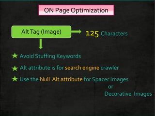 Basic Search Engine Optimization tutorial | PPT
