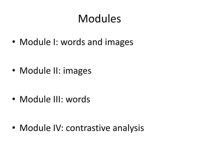 Basic Set Modules I and II pdf | PPT