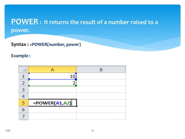 Excel Functions | PPT