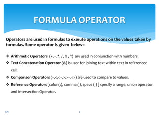 Excel Functions | PPT