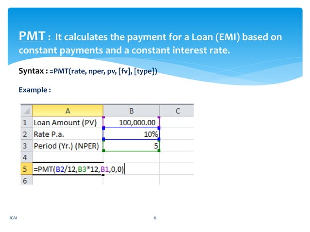 Excel Functions | PPT