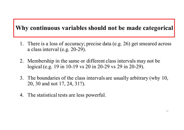 Basics for beginners in statistics | PPT | Free Download