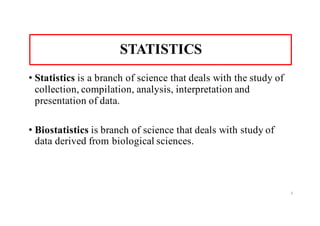 Basics for beginners in statistics | PDF