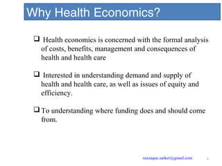 Basics health economics | PPT