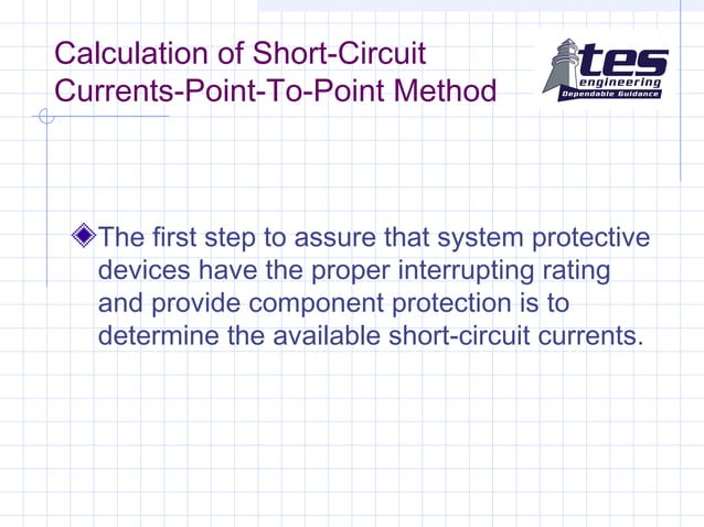 Basic short circuit calculation procedure | PPT