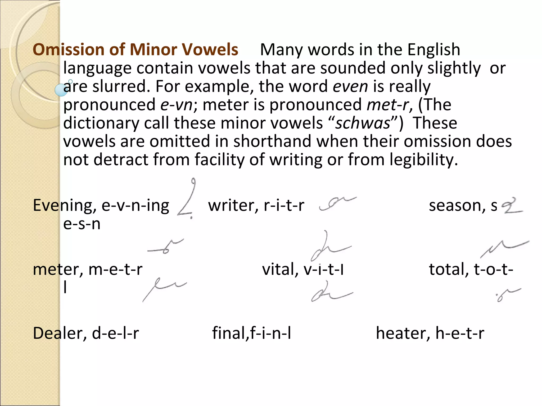 Basic Shorthand P 1 boa | PPT