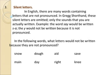 Basic Shorthand P 1 boa | PPT