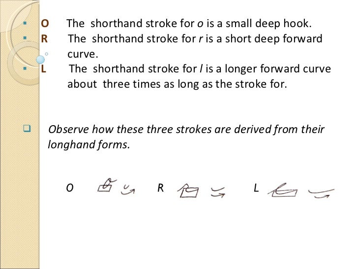 Basic Shorthand P 1 boa