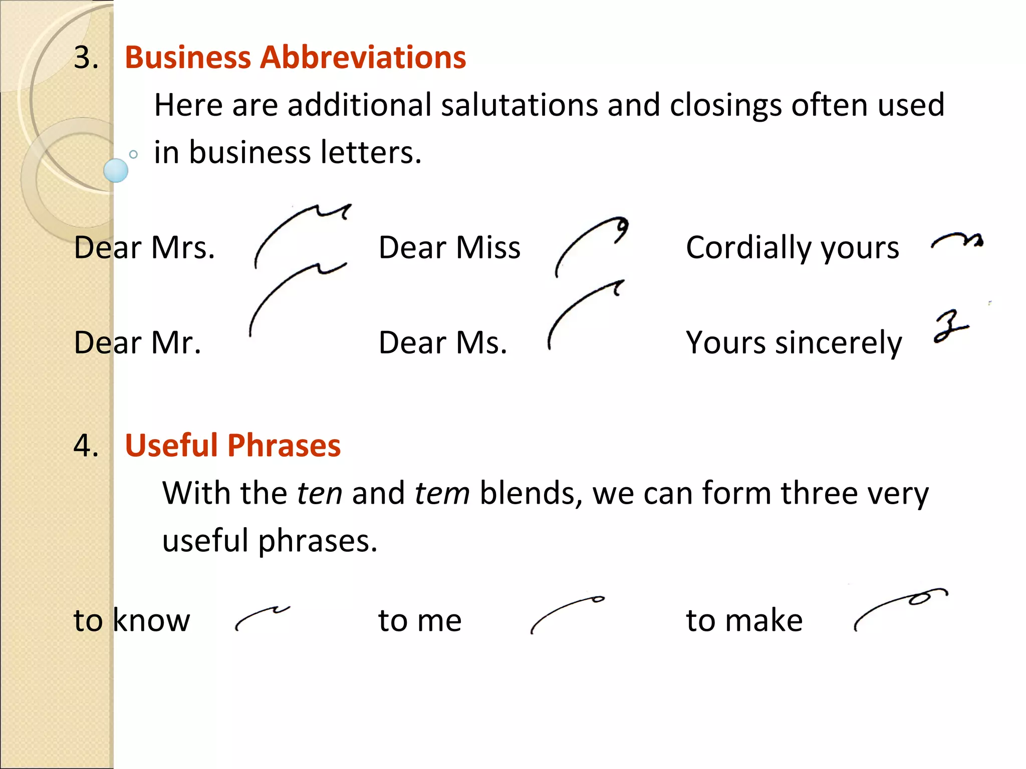 Basic Shorthand Part 2 boa | PPT
