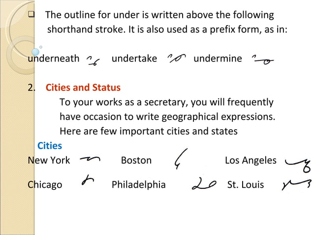 Basic Shorthand Part 2 boa | PPT | Drawing and Sketching | Arts and Crafts