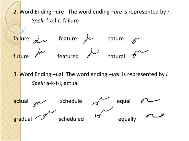 Basic Shorthand Part 2 boa | PPT | Drawing and Sketching | Arts and Crafts
