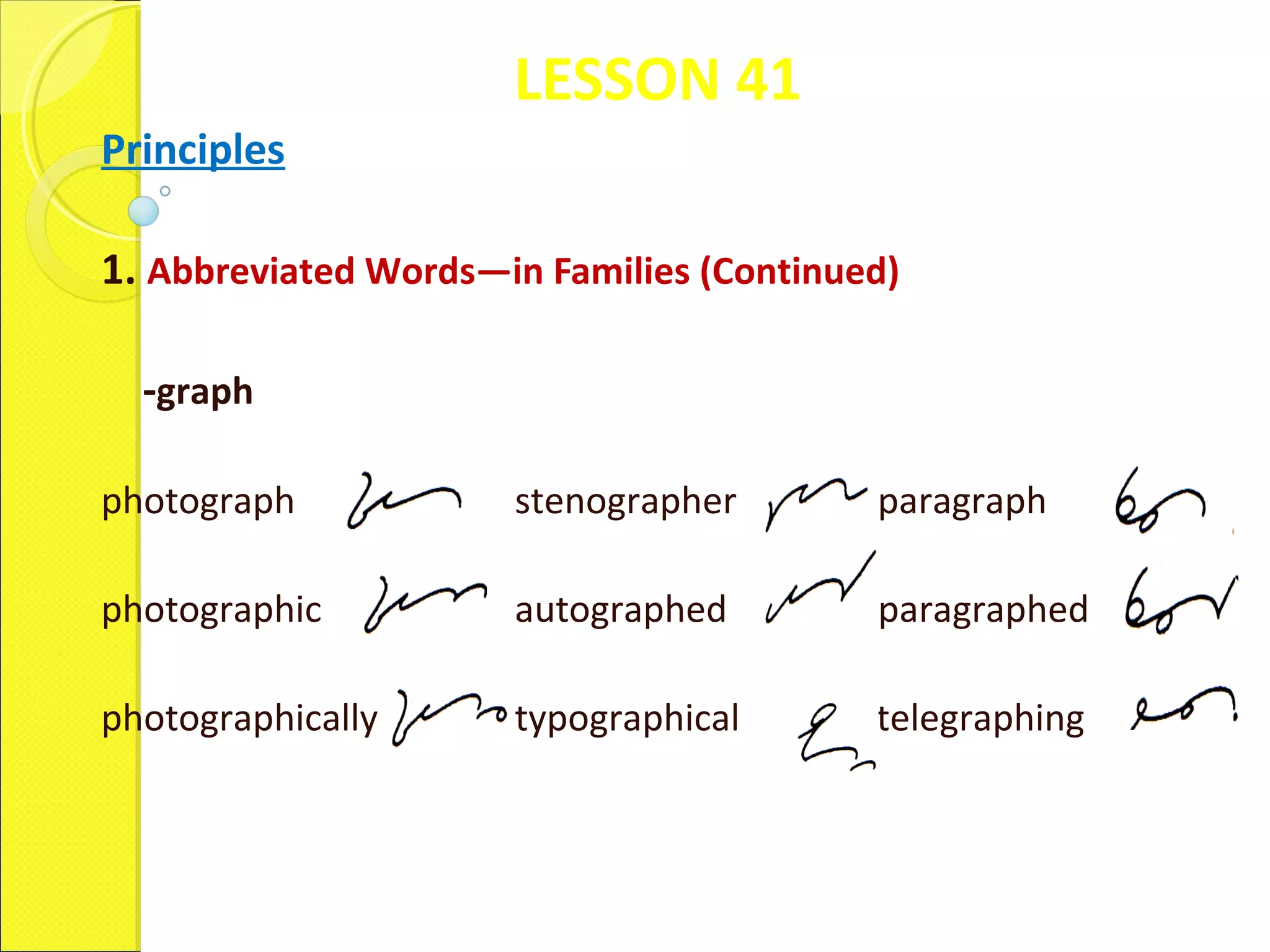 Basic Shorthand Part 3 boa | PPT