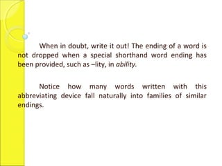 Basic Shorthand Part 3 boa | PPT