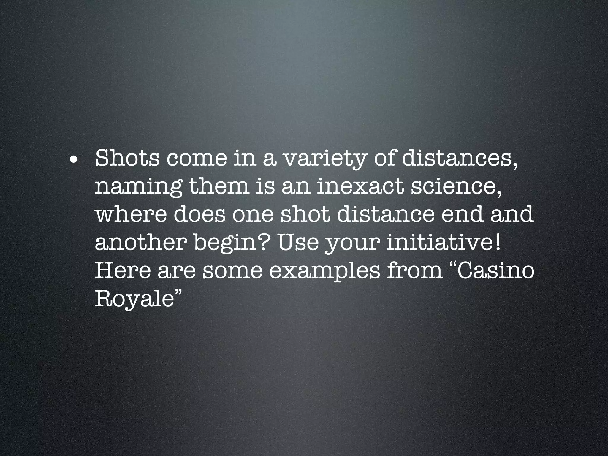 Basic shot types & angles | PPT