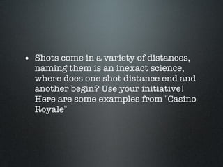 Basic shot types & angles | PPT | Video Production | Content Production