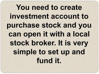 Basics | How Stock Market Works | PPTX