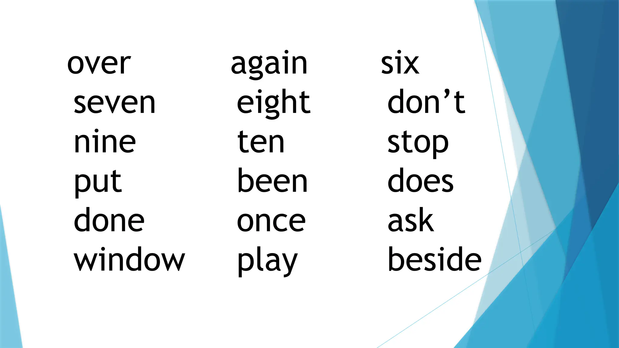 basic sight word for first grader .pptx