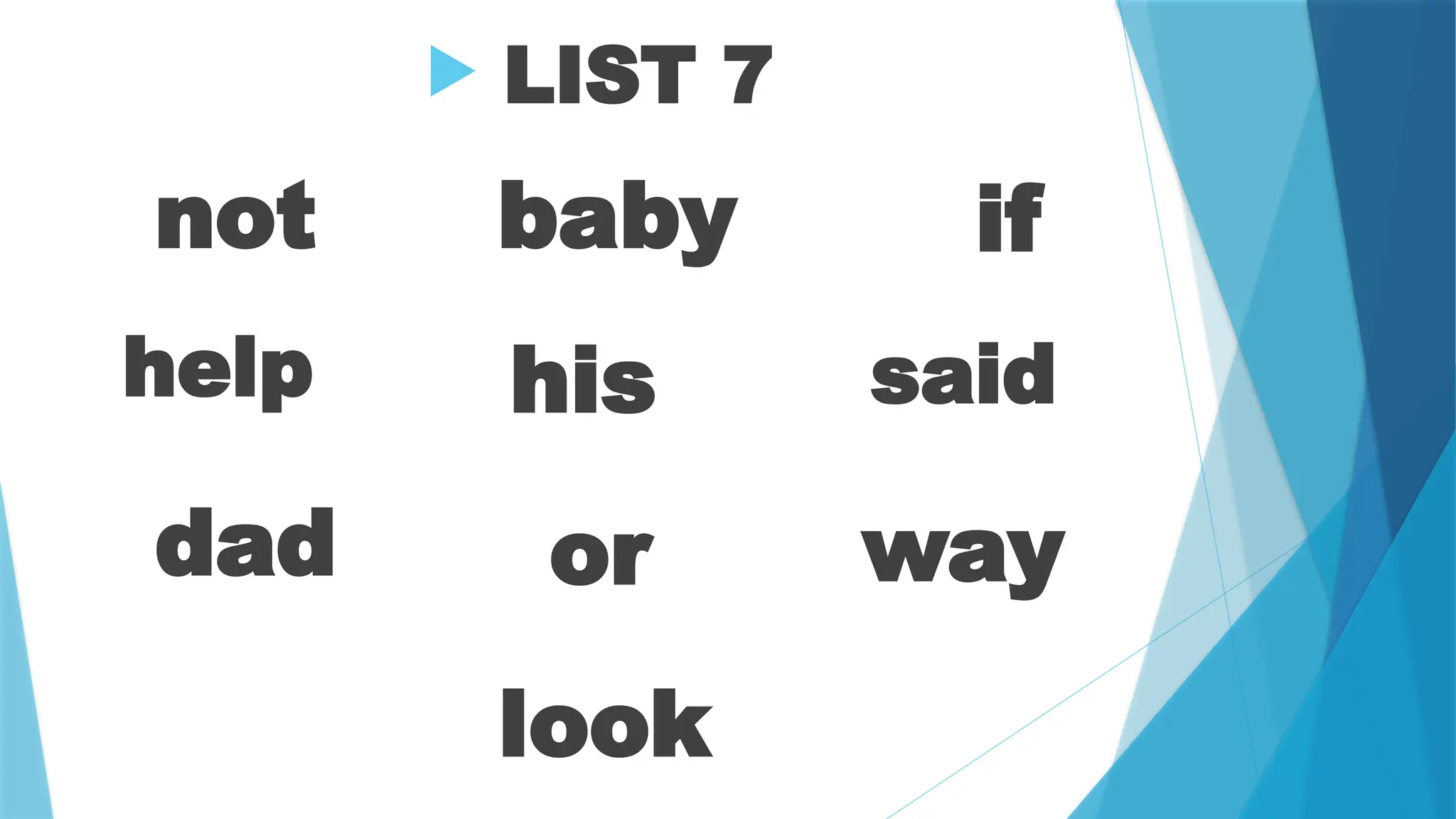 BASIC SIGHT WORDS FOR GRADE 1PUPILS.pptx