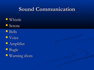 Basic signal communication | PPT