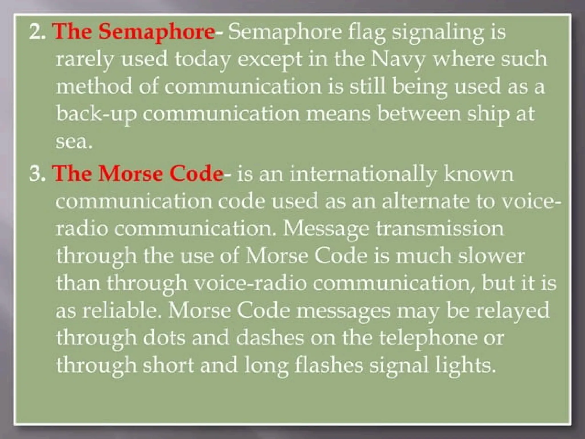 BASIC SIGNAL COMMUNICATION.pdf........... | PPT