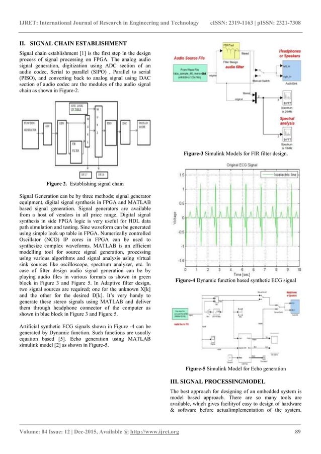 Basic signal processing system design on fpga using lms based adaptive filter | PDF | Digital ...