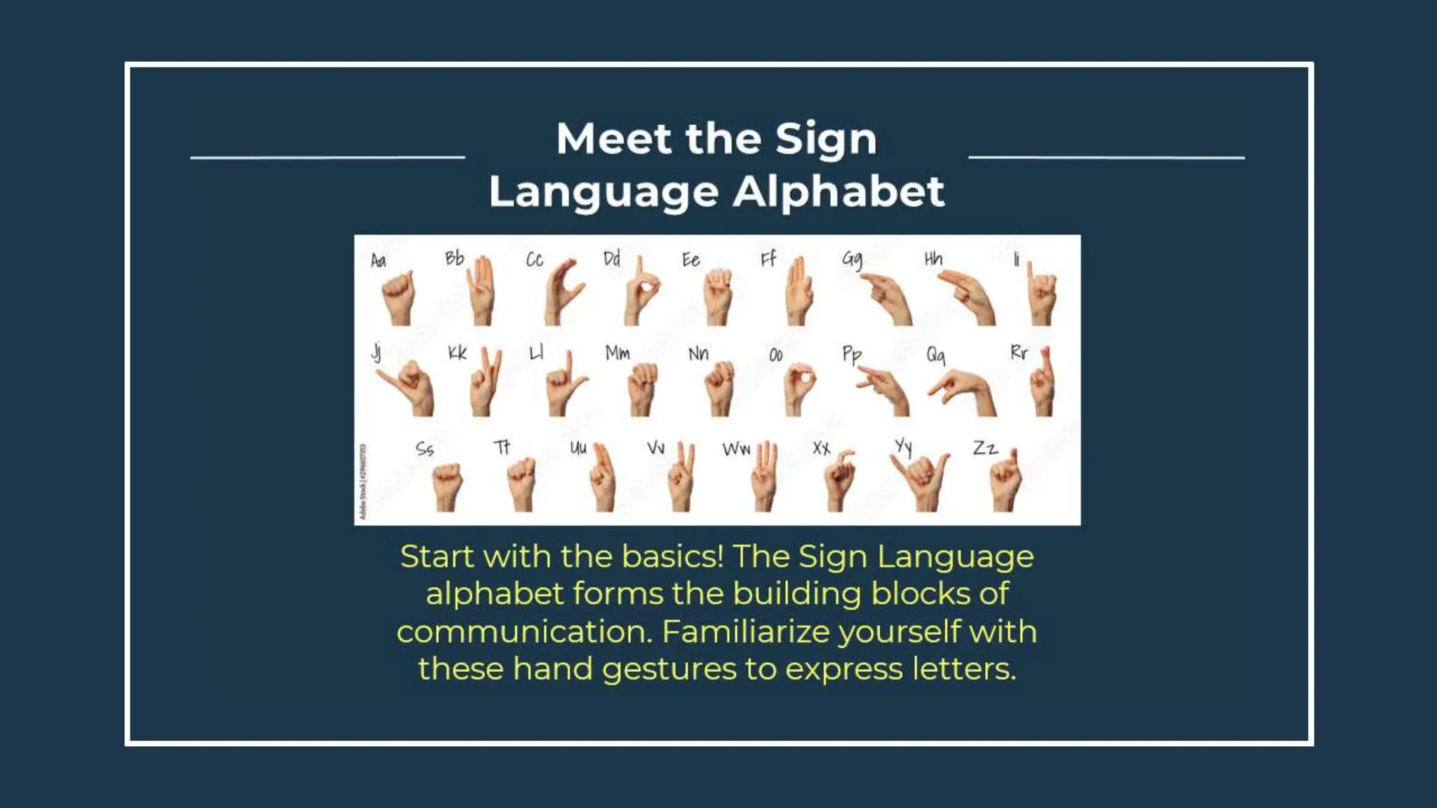 Basic Sign Language | PPTX