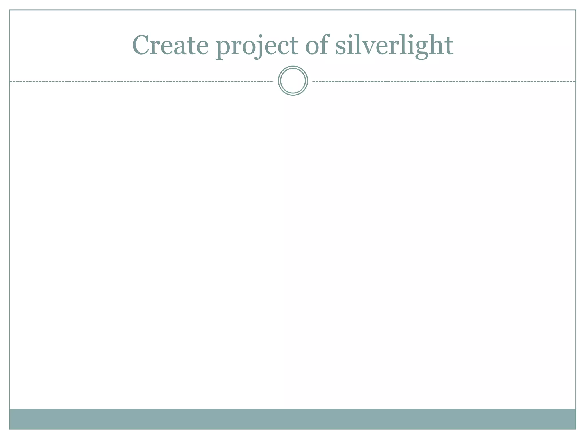 Basic silverlight animation | PPT