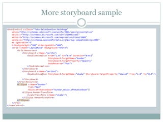 Basic silverlight animation | PPTX | Computer Animation | Computer Software and Applications