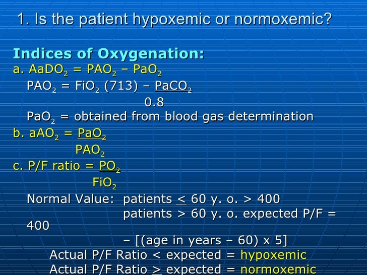 Basics In Arterial Blood Gas Interpretation