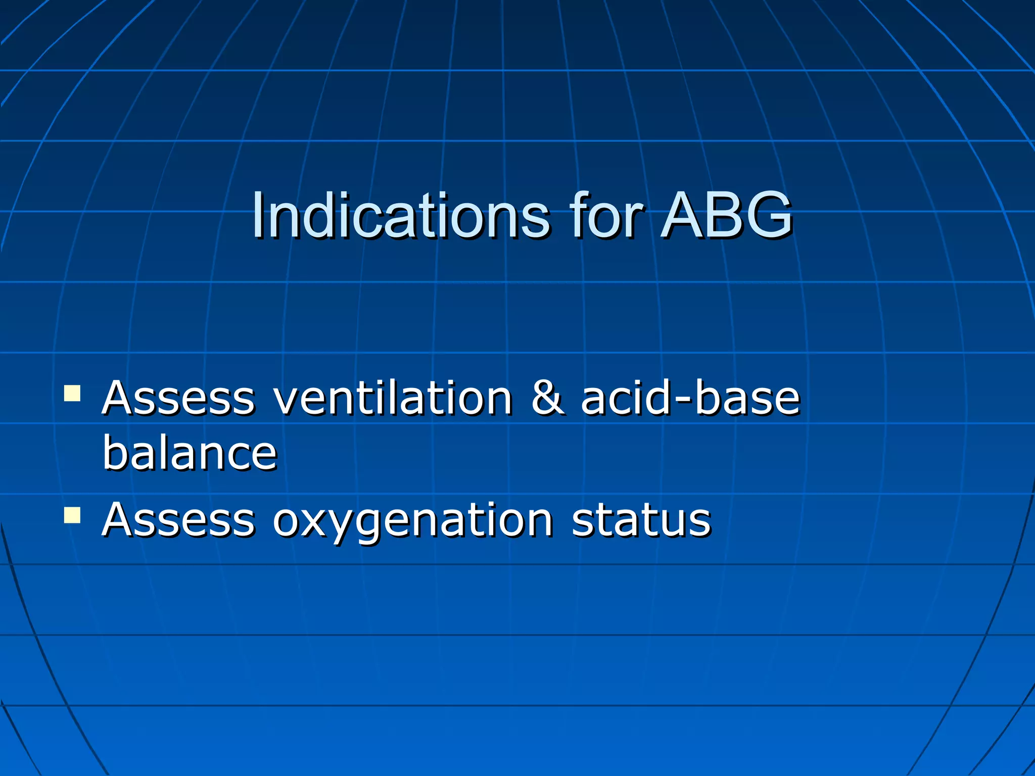 Basics In Arterial Blood Gas Interpretation | PPT