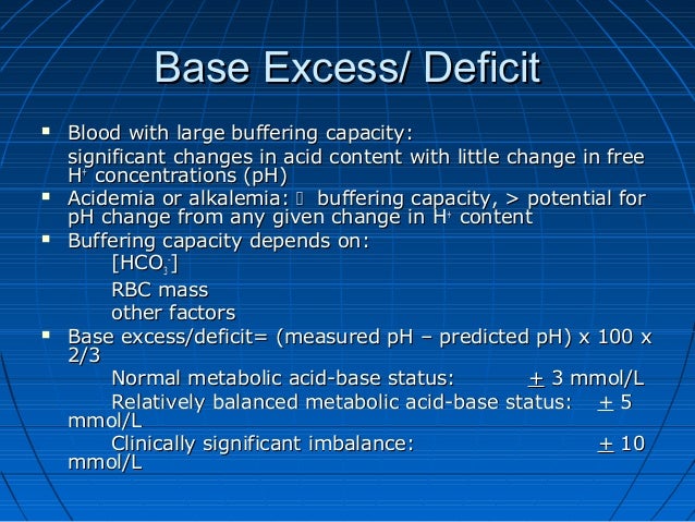 Basics In Arterial Blood Gas Interpretation