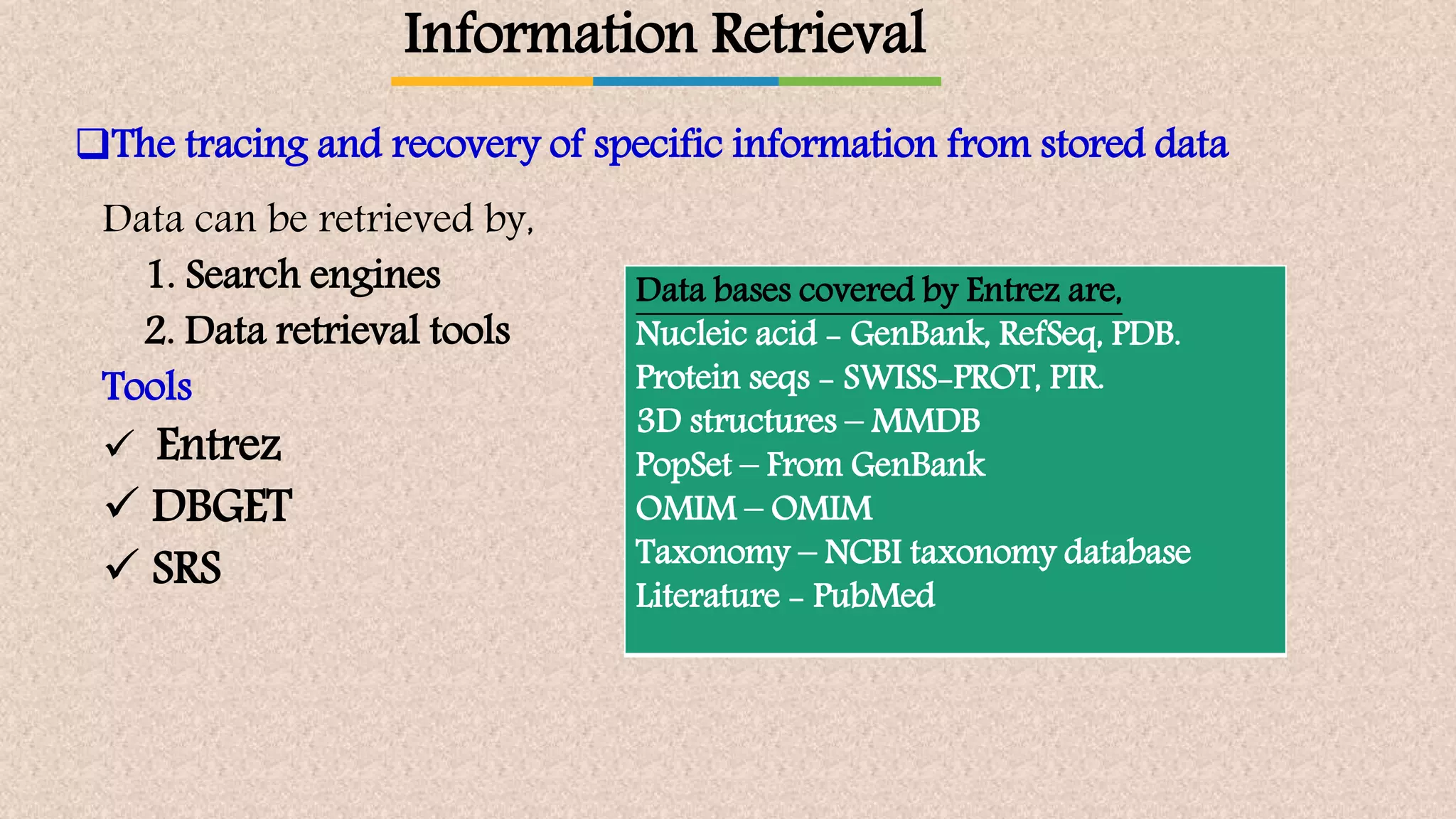 Basics in bioinformatics | PPTX