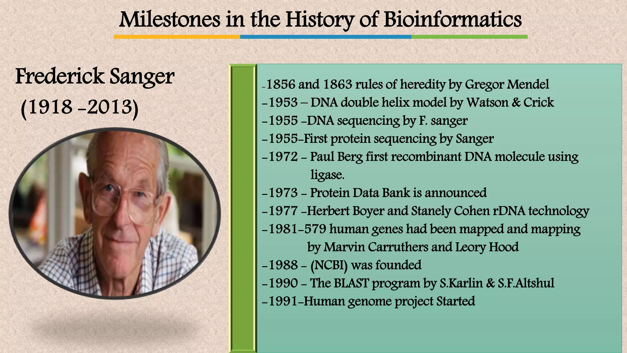 Basics in bioinformatics | PPTX