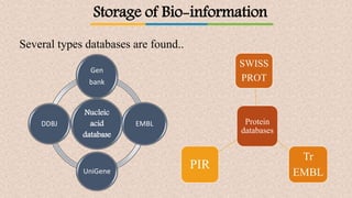 Basics in bioinformatics | PPTX