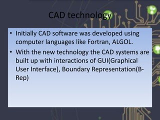 Basics in cad | PPT