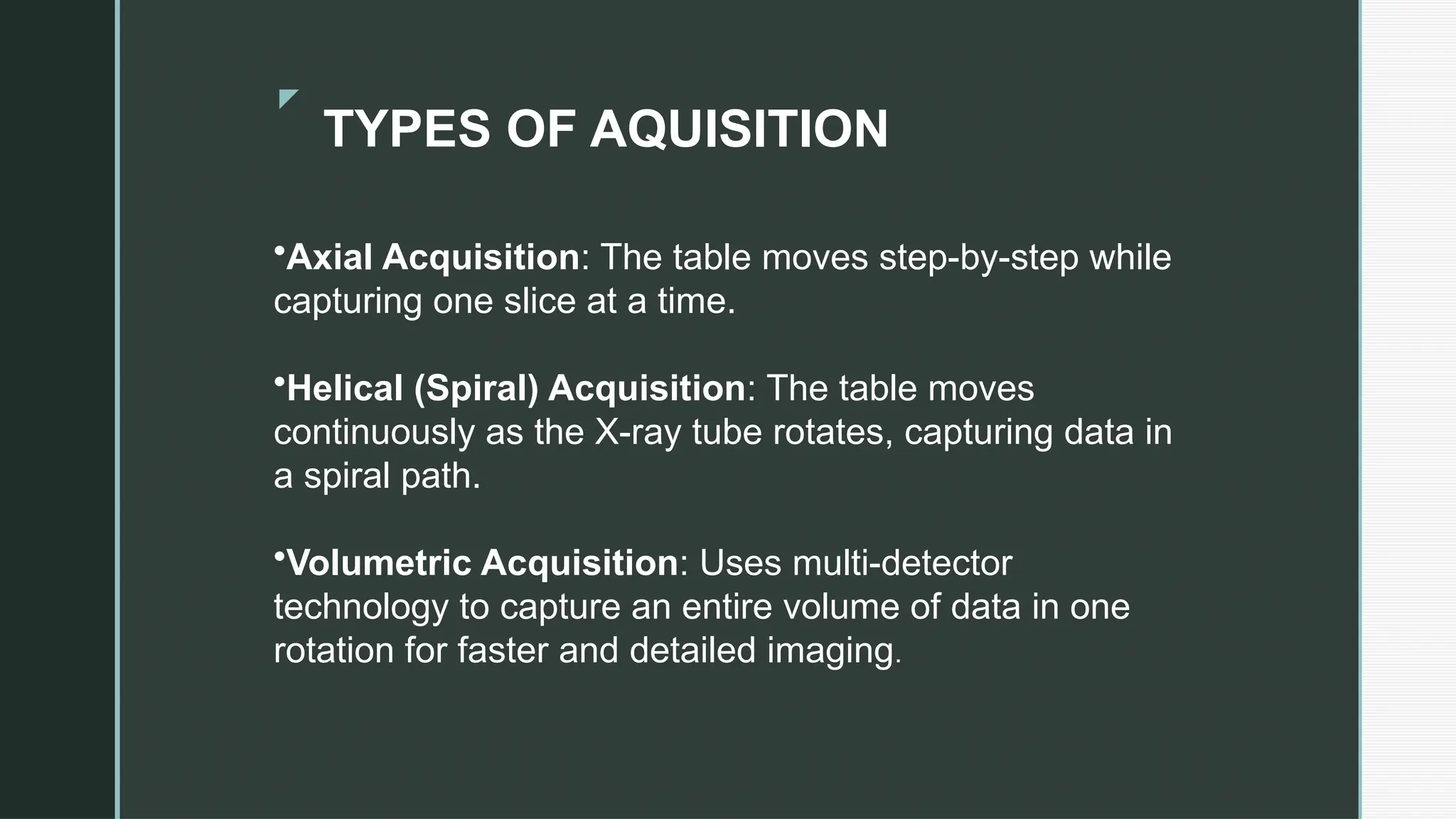 Basics In Ct Computed Tomography Ct Generations Computed Tomography Working Principle