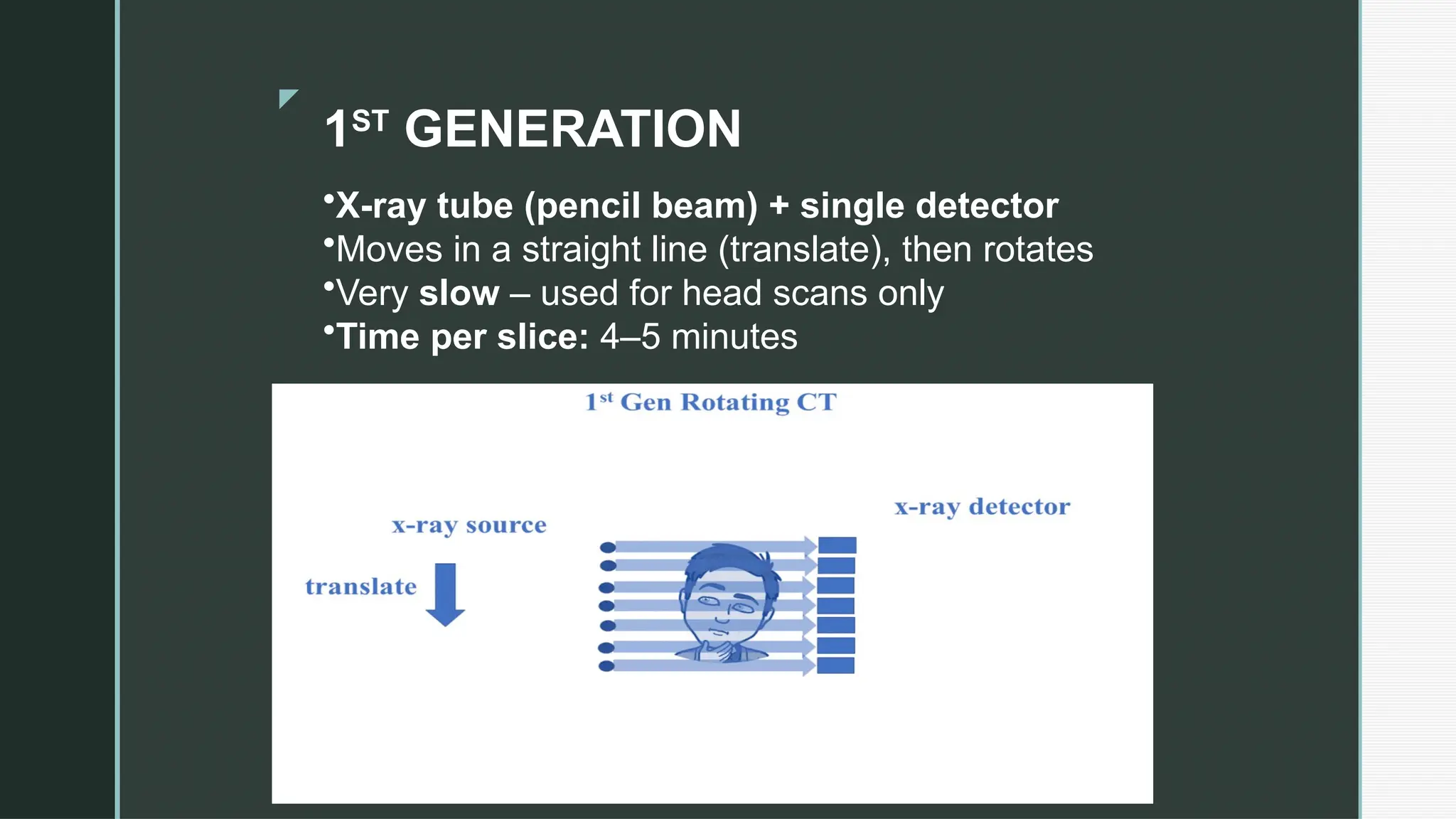 Basics in CT/ Computed Tomography / CT generations/ Computed Tomography ...