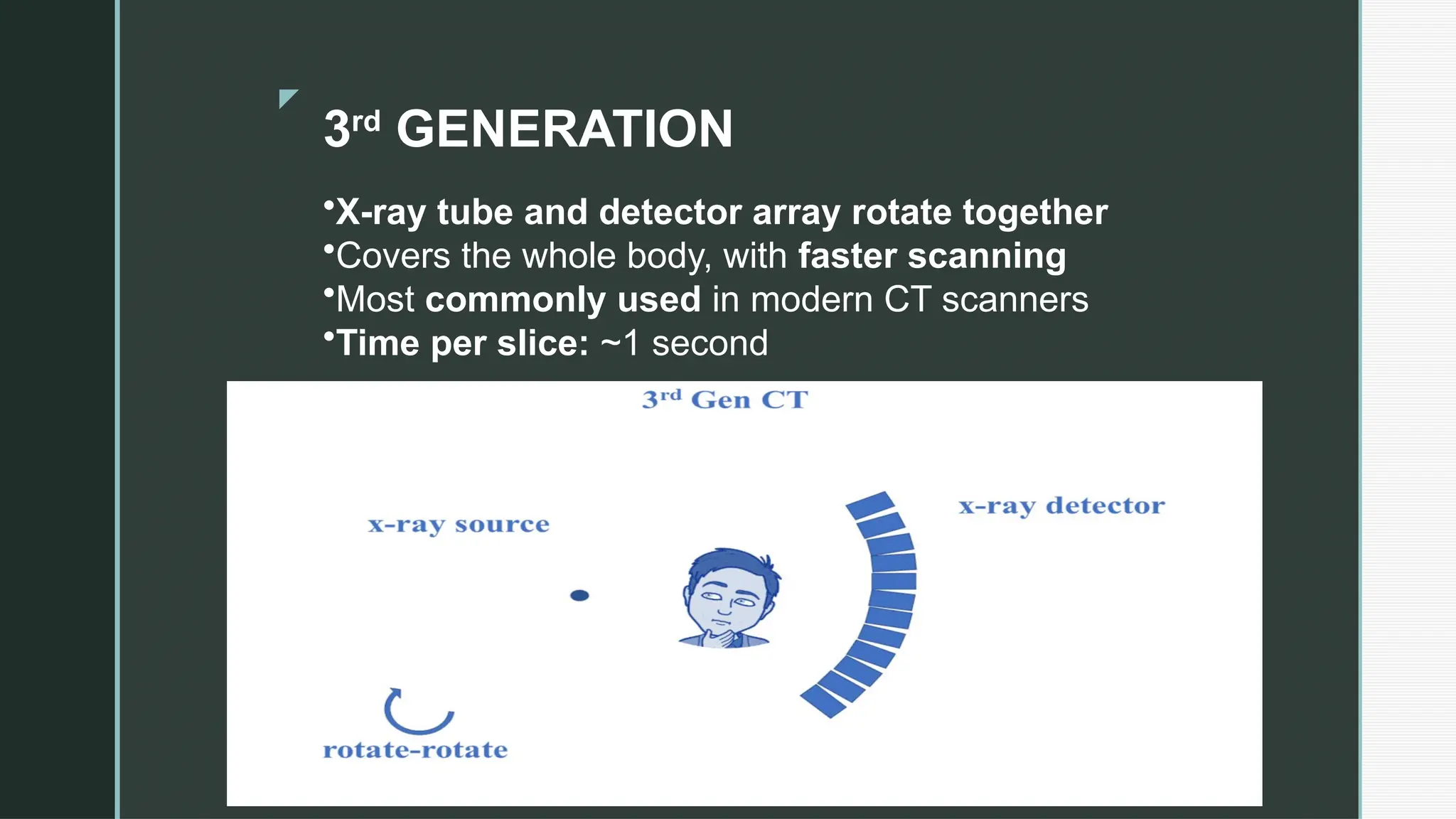 Basics in CT/ Computed Tomography / CT generations/ Computed Tomography ...