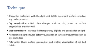 BASICS IN DERMOSCOPY for clinical diagnosis | PPTX