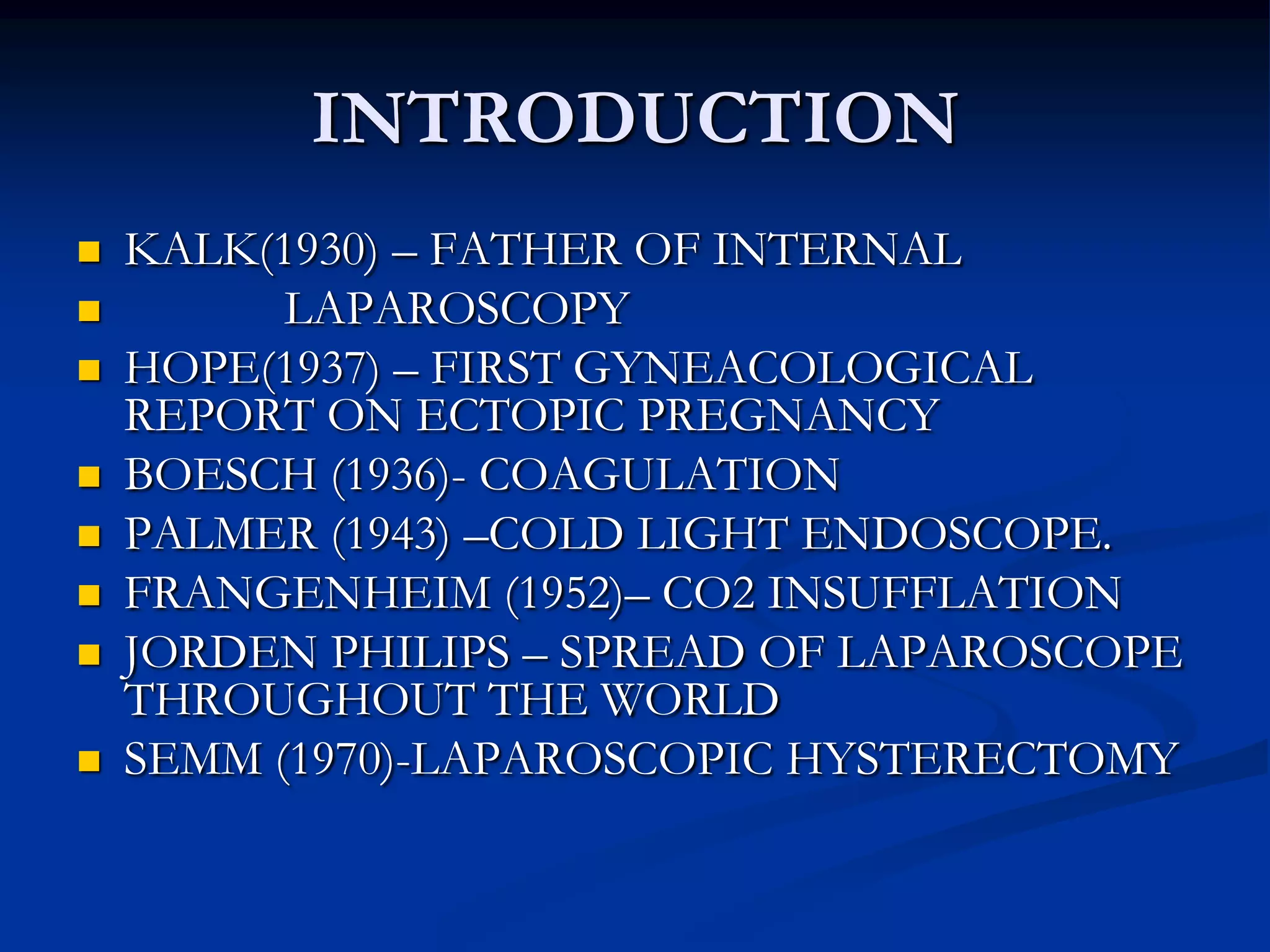 Basics in gyne laparoscopy | PPT
