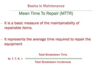 Basics in Maintenance | PPSX
