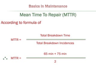 Basics in Maintenance | PPSX