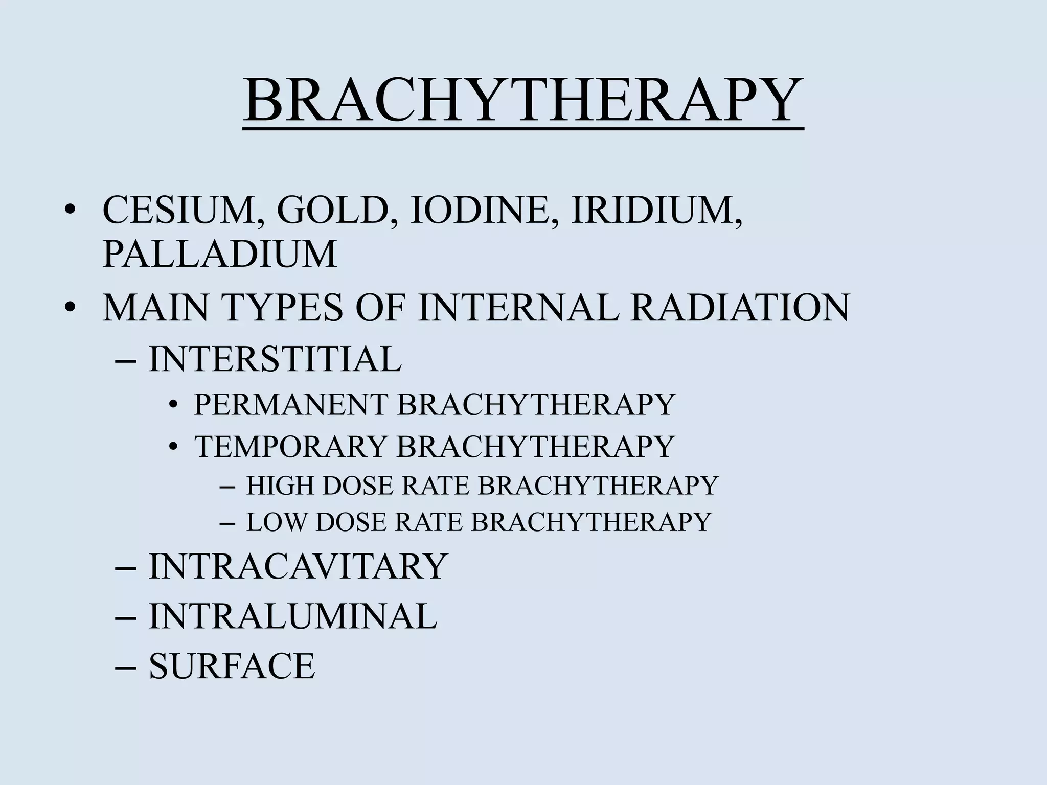 Basics in radiation oncology | PPTX