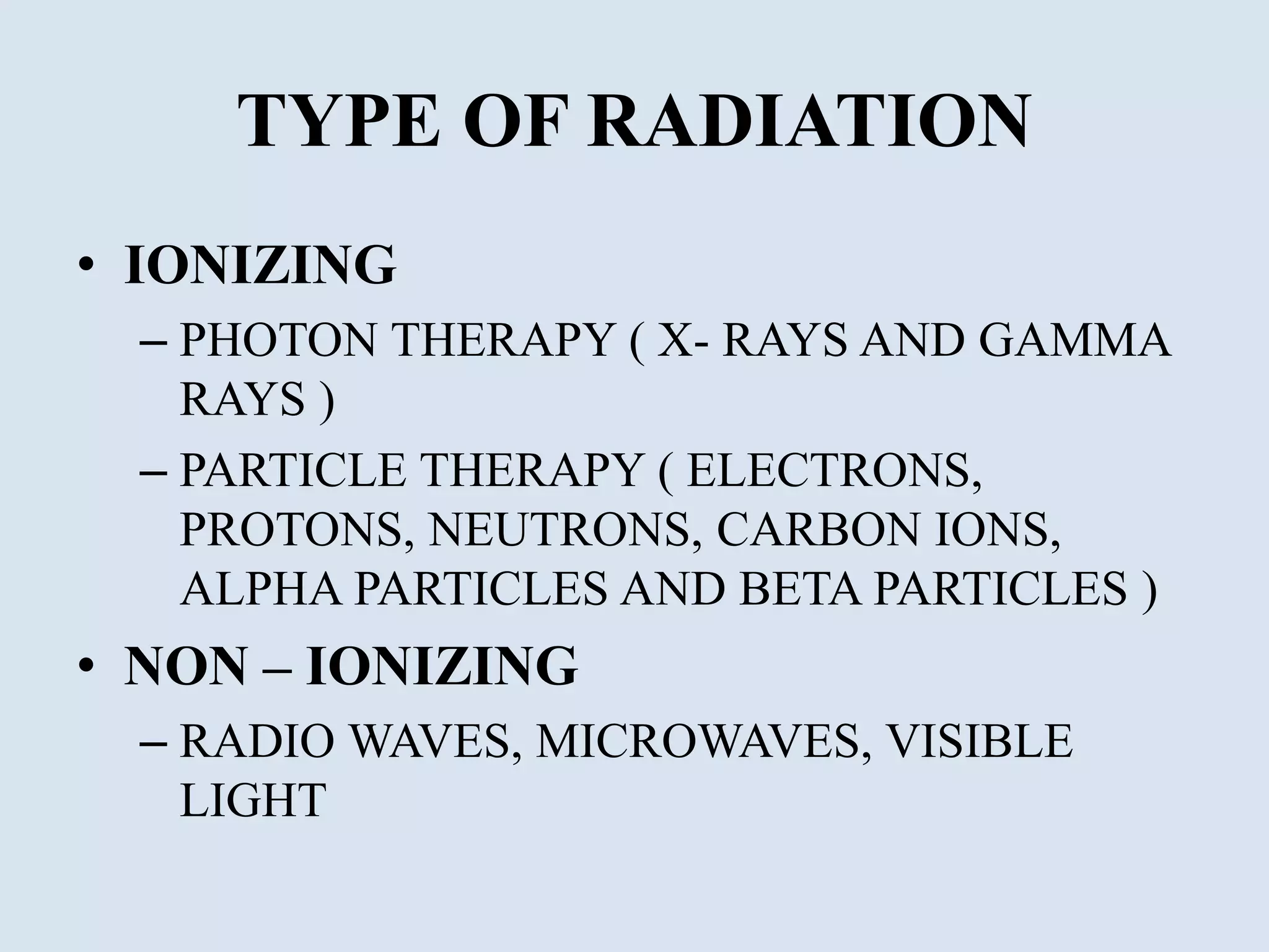 Basics in radiation oncology | PPTX